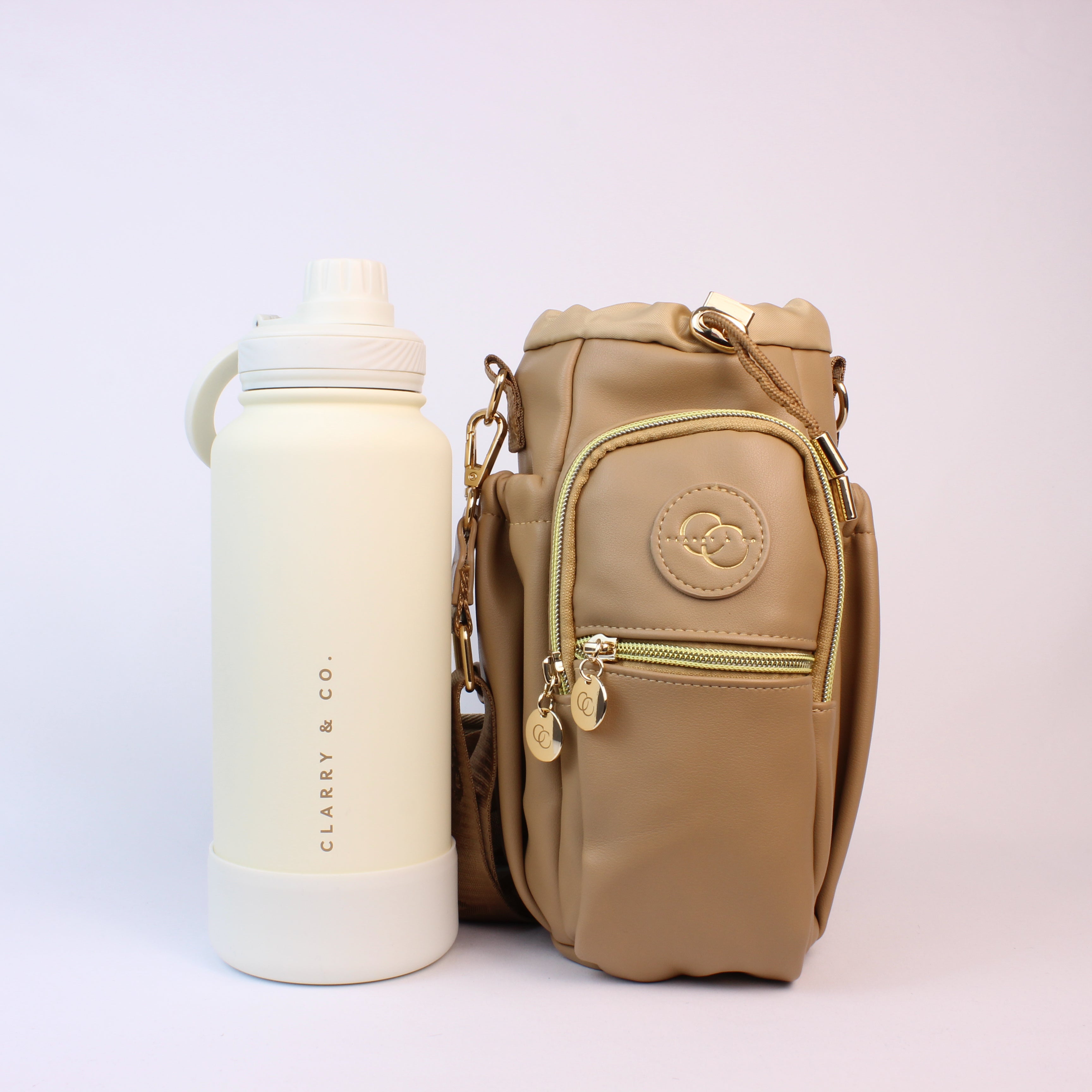 The Perfect Pair — Sip & Stash Combo Leather Look – Clarry & Co